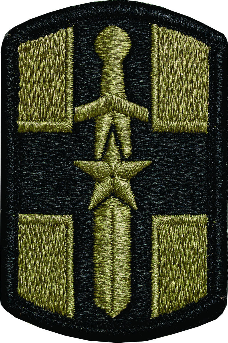 807th Medical Brigade Scorpion Patch with Fastener