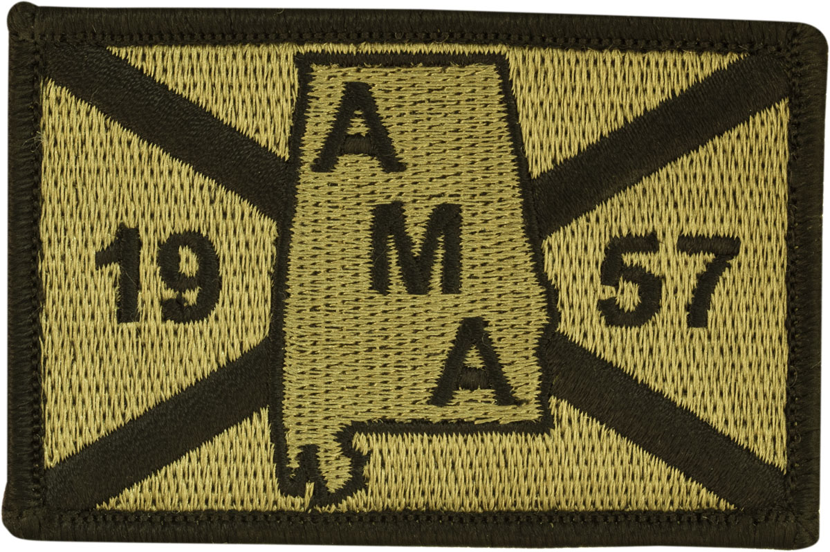 Alabama Military Academy OCP Patch with Fastener