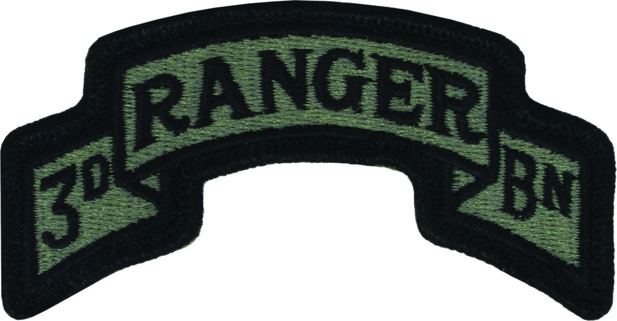 75th Ranger Regiment 3rd Battalion Scroll ACU Patch with Fastener