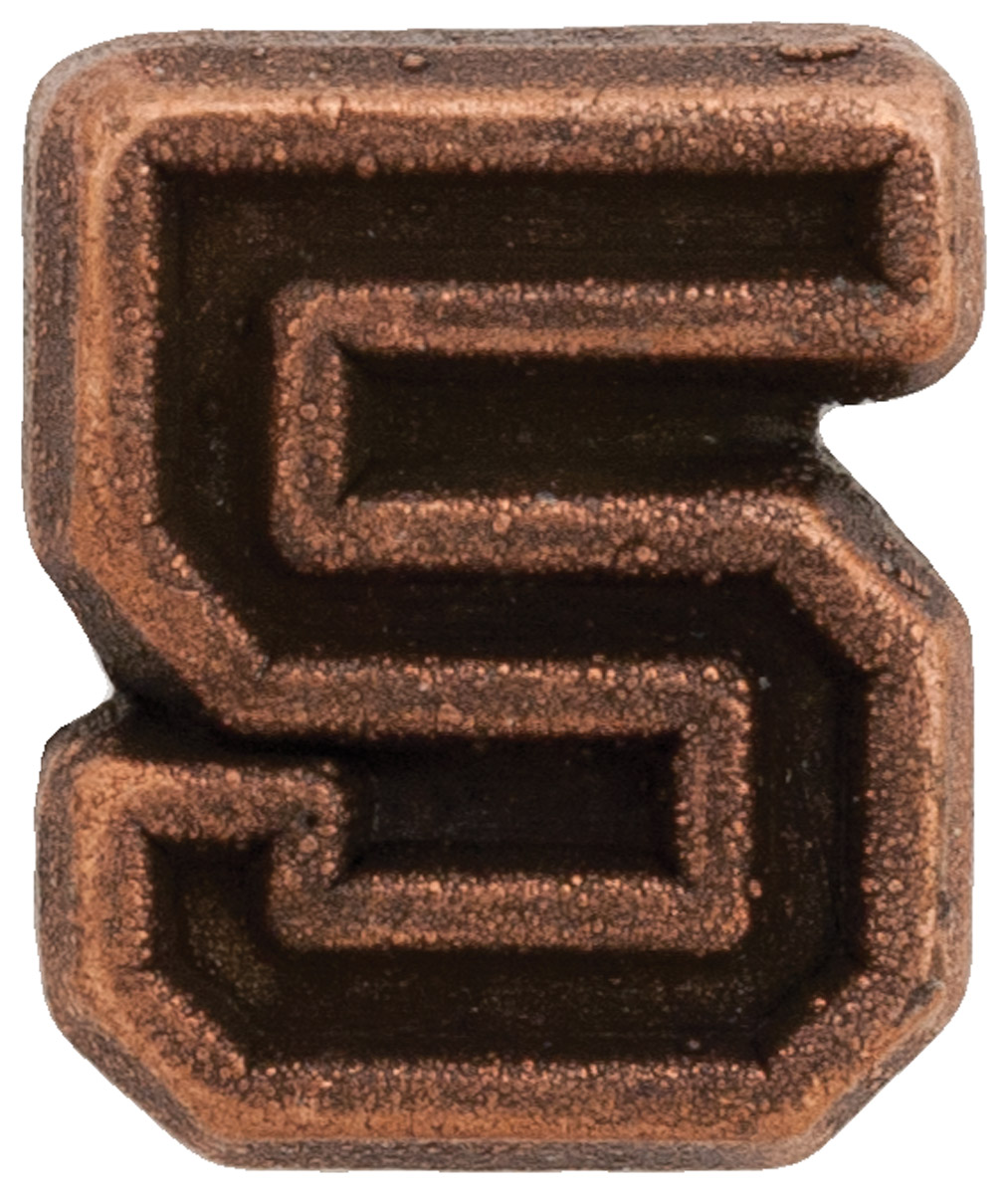Ribbon Device 3/16 Bronze Number Five