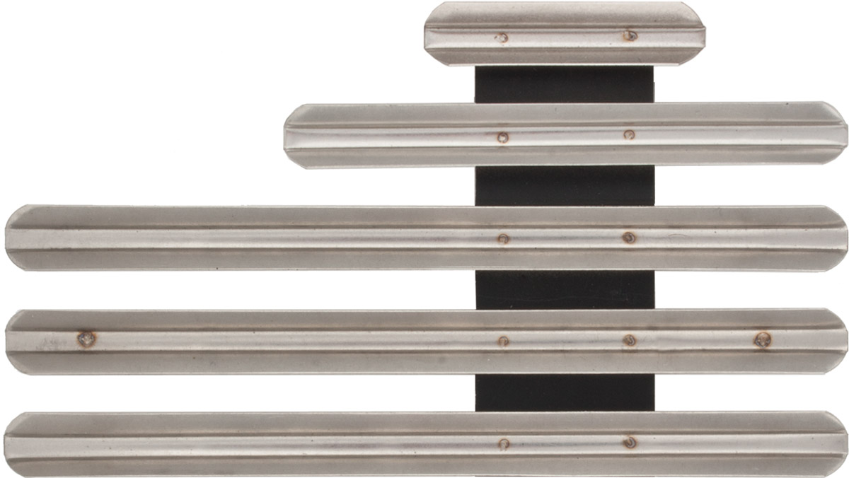 12 Ribbon Mount Eighth Inch Gap Staggered Right Metal