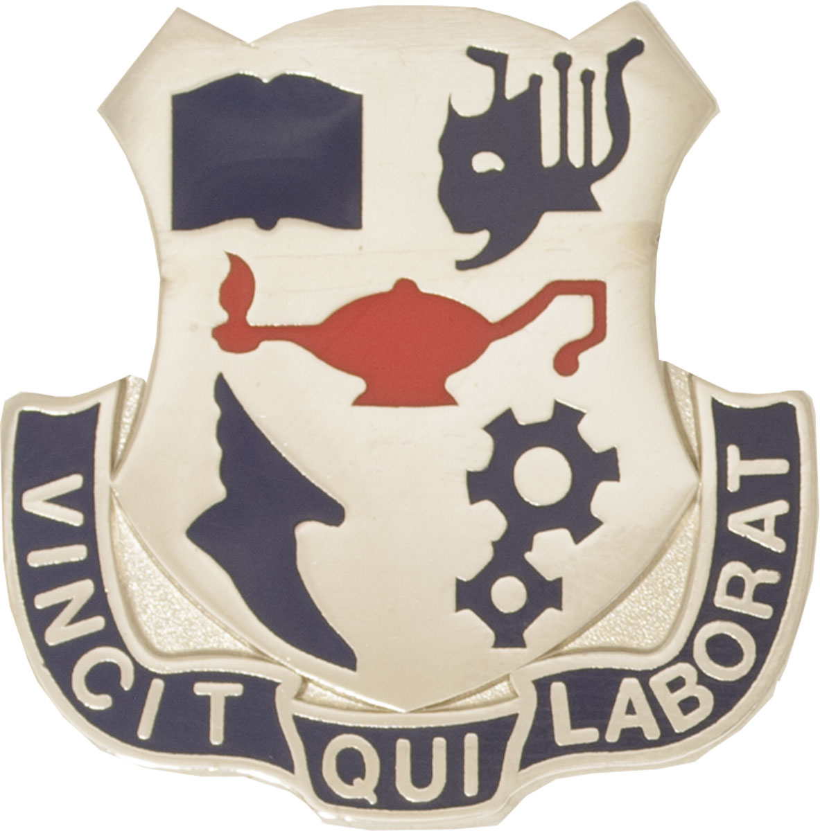 Springfield High School (Vincit Qui Laborat) JROTC Unit Crest