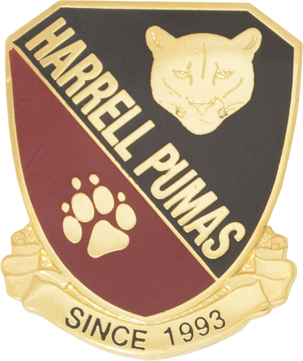 Harrell High School (Harrell Pumas Since 1993) JROTC Unit Crest