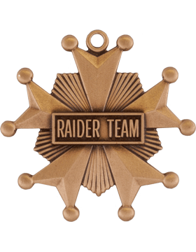 ROTC Medal (RC-ML117C) Cross with Raider Team Bronze 1 1/4in