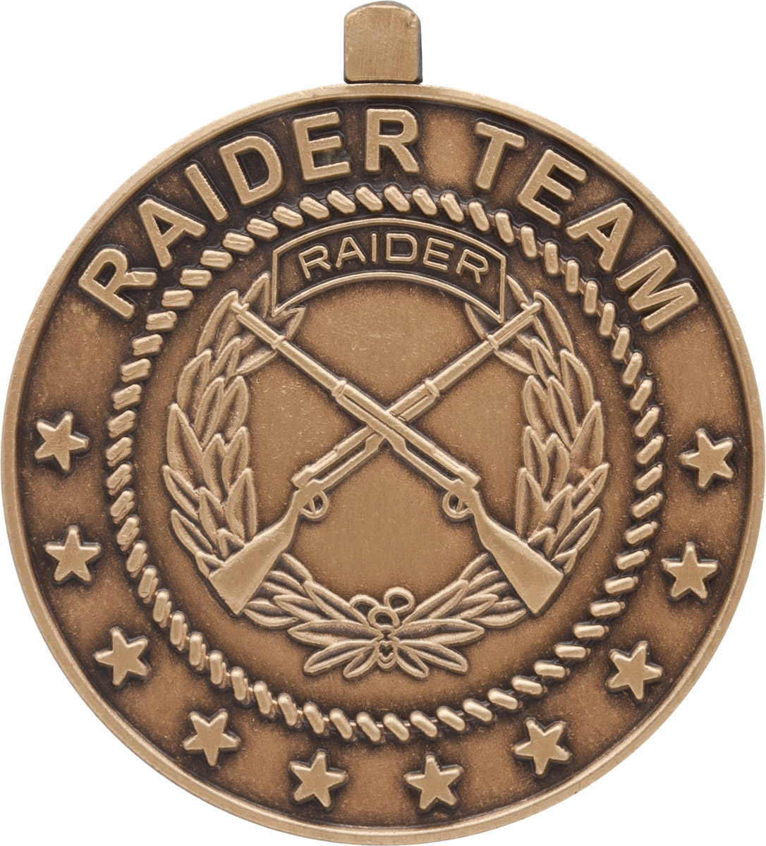 ROTC Medal (RC-ML133C) Raider Team Bronze