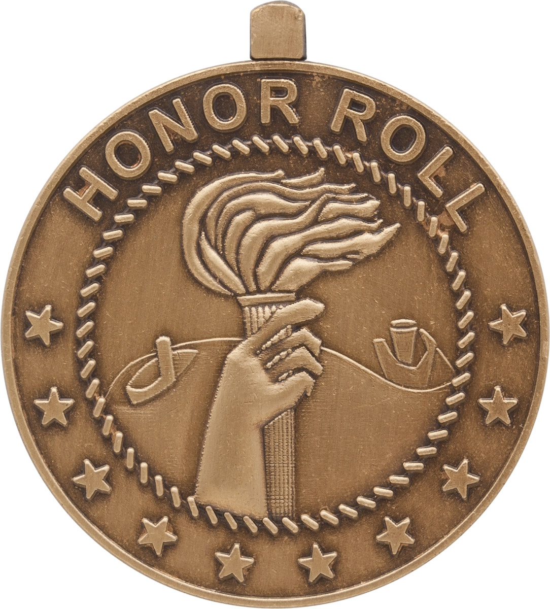 ROTC Medal (RC-ML134C) Honor Roll Bronze