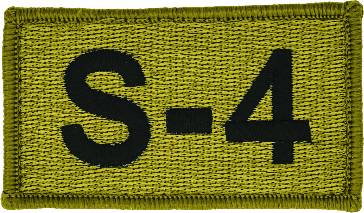 S-4 Bagby Green Leadership Patch with Fastener