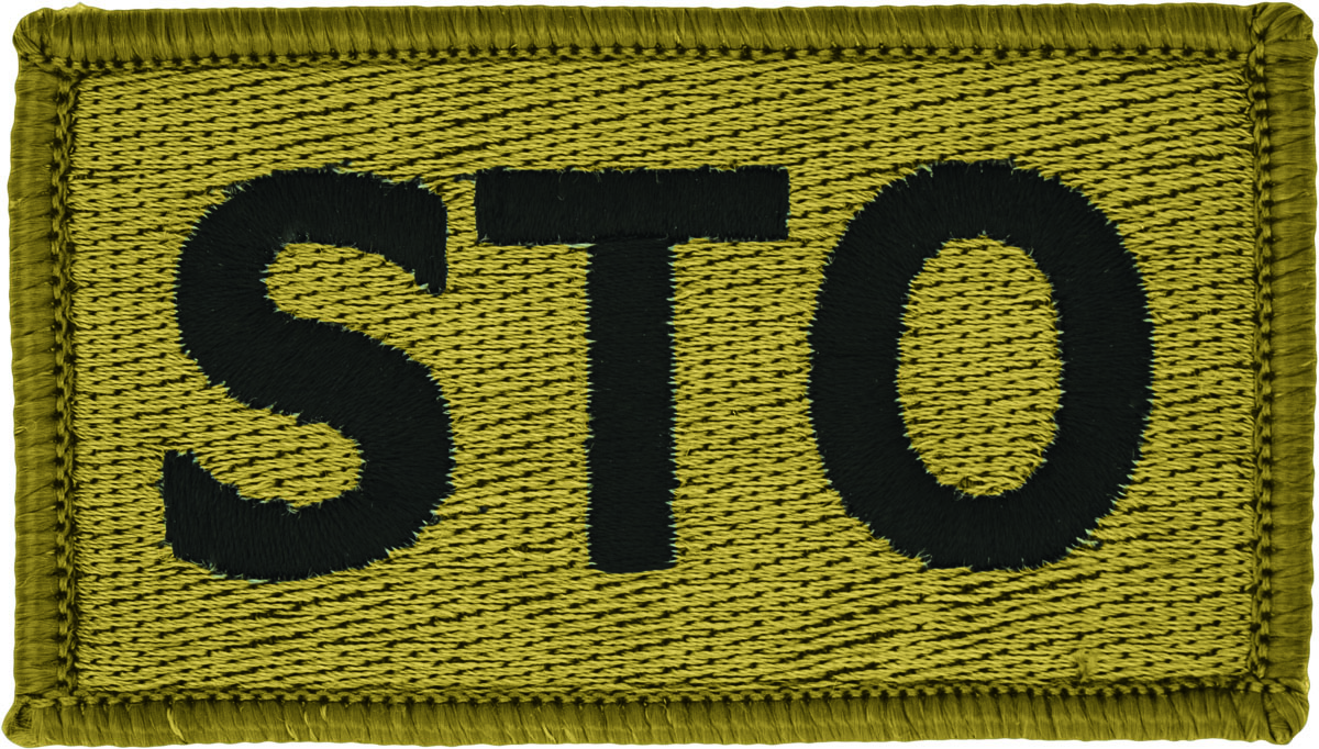 STO Bagby Green Leadership Patch with Fastener