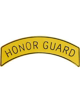 Metal Arc Tab HONOR GUARD Cream with Gold Letters