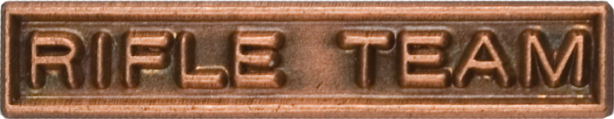 ROTC Ribbon Device (RC-RD209) Rifle Team Bronze