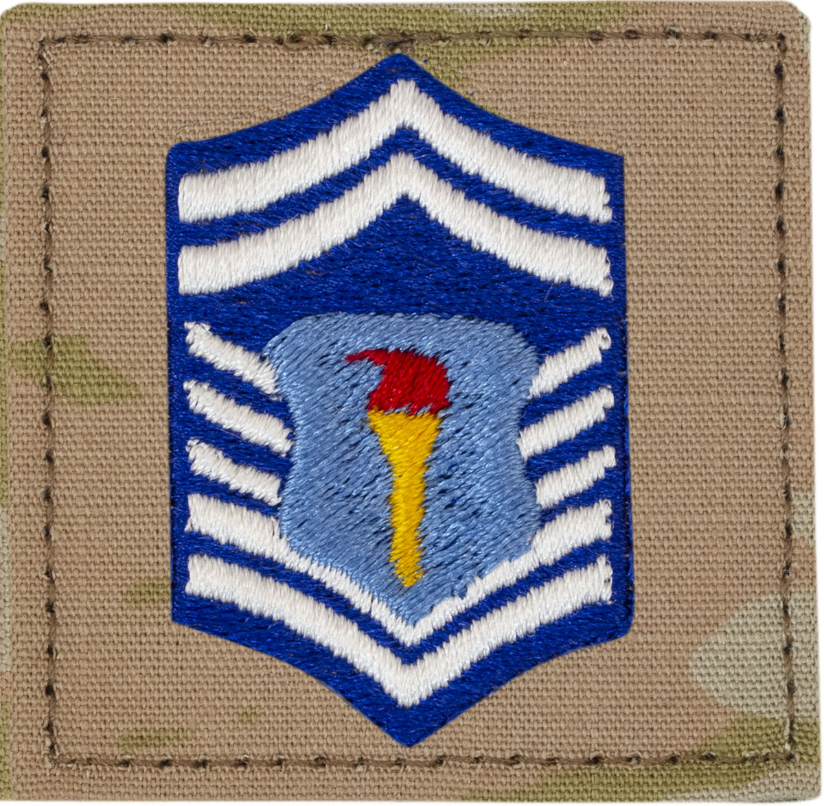 Air Force JROTC Enlisted Rank OCP with Fastener