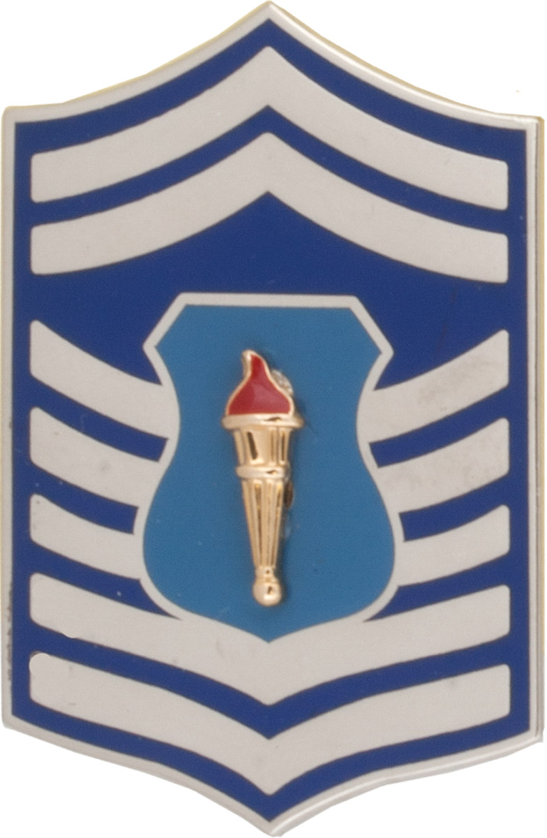 Air Force JROTC Enameled Chevron (RC-507) Senior Master Sergeant