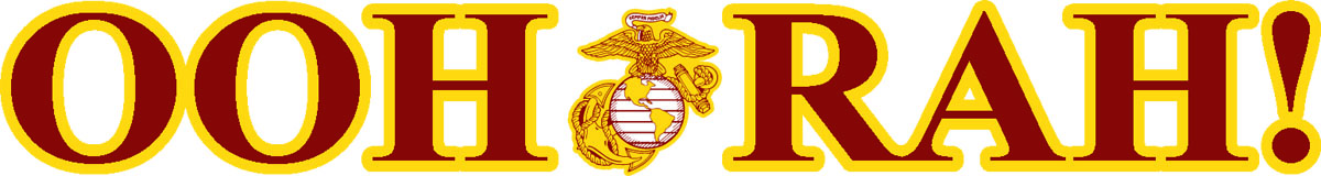 USMC OOH RAH with Eagle Globe and Anchor Sticker