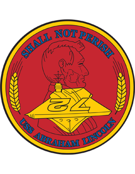 Aircraft Carrier USS Abraham Lincoln CVN-72 Coat of Arms Sticker