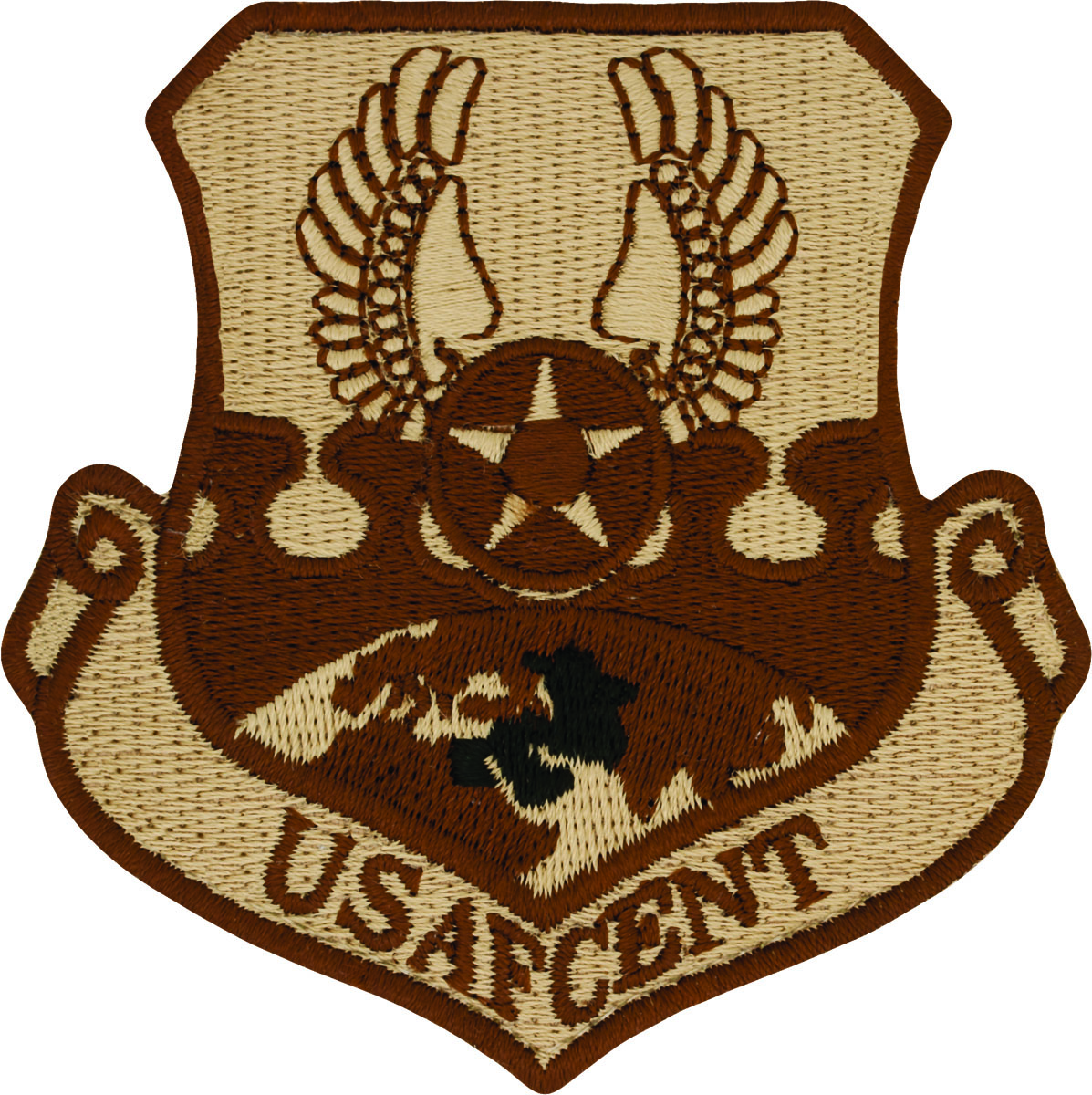 Air Force Central (AFCENT) Desert Patch with Fastener