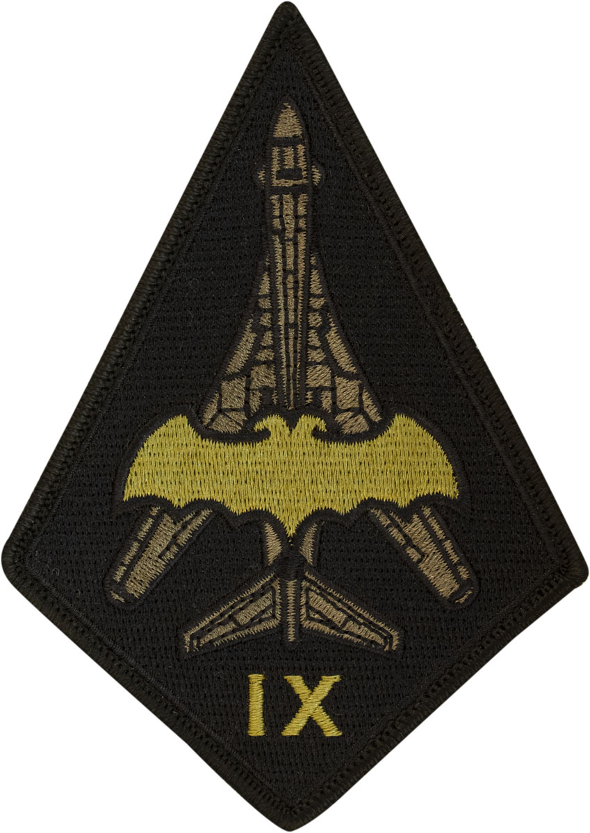9th Bomb Squadron (Bat Bone) OCP Patch with Fastener