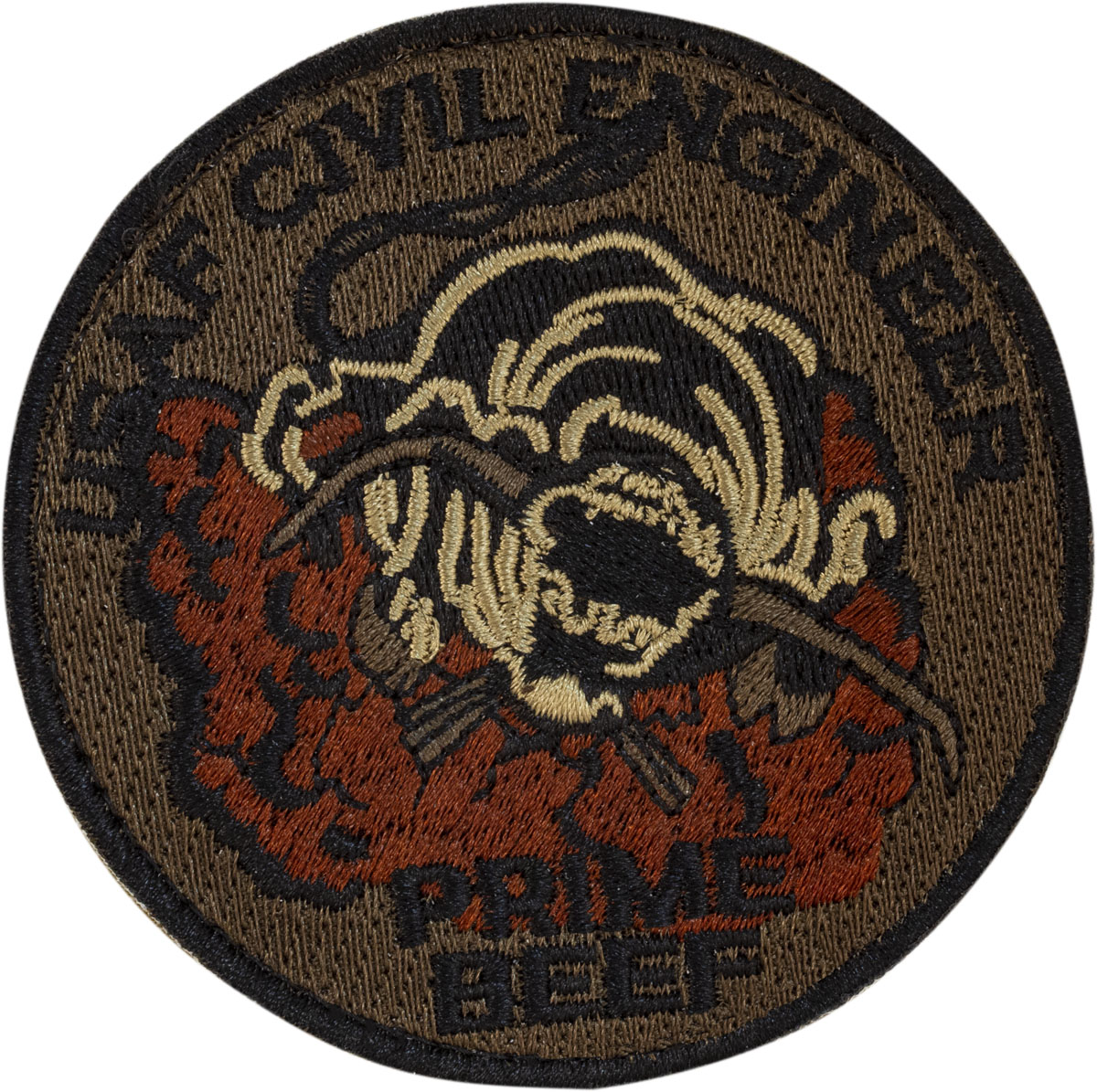 117th Civil Engineer Squadron Prime Beef OCP Patch with Fastener