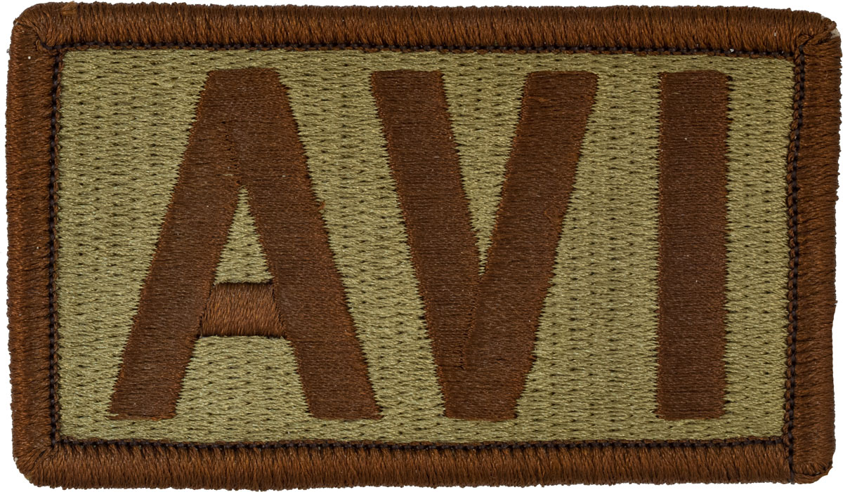 Avionics Duty Identifier OCP Patch with Fastener