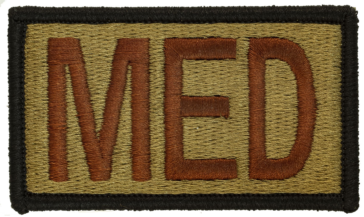 Medical (Black Border) Duty Identifier OCP Patch with Fastener