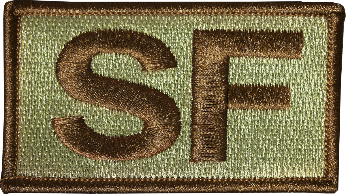 USAF Security Forces Duty Identifier Tab OCP with Fastener