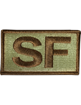 USAF Security Forces Duty Identifier Tab OCP with Fastener