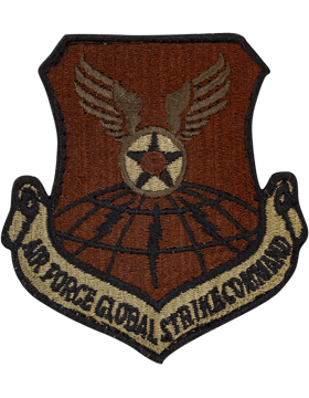 USAF Patch Air Force Global Strike Command with Fastener