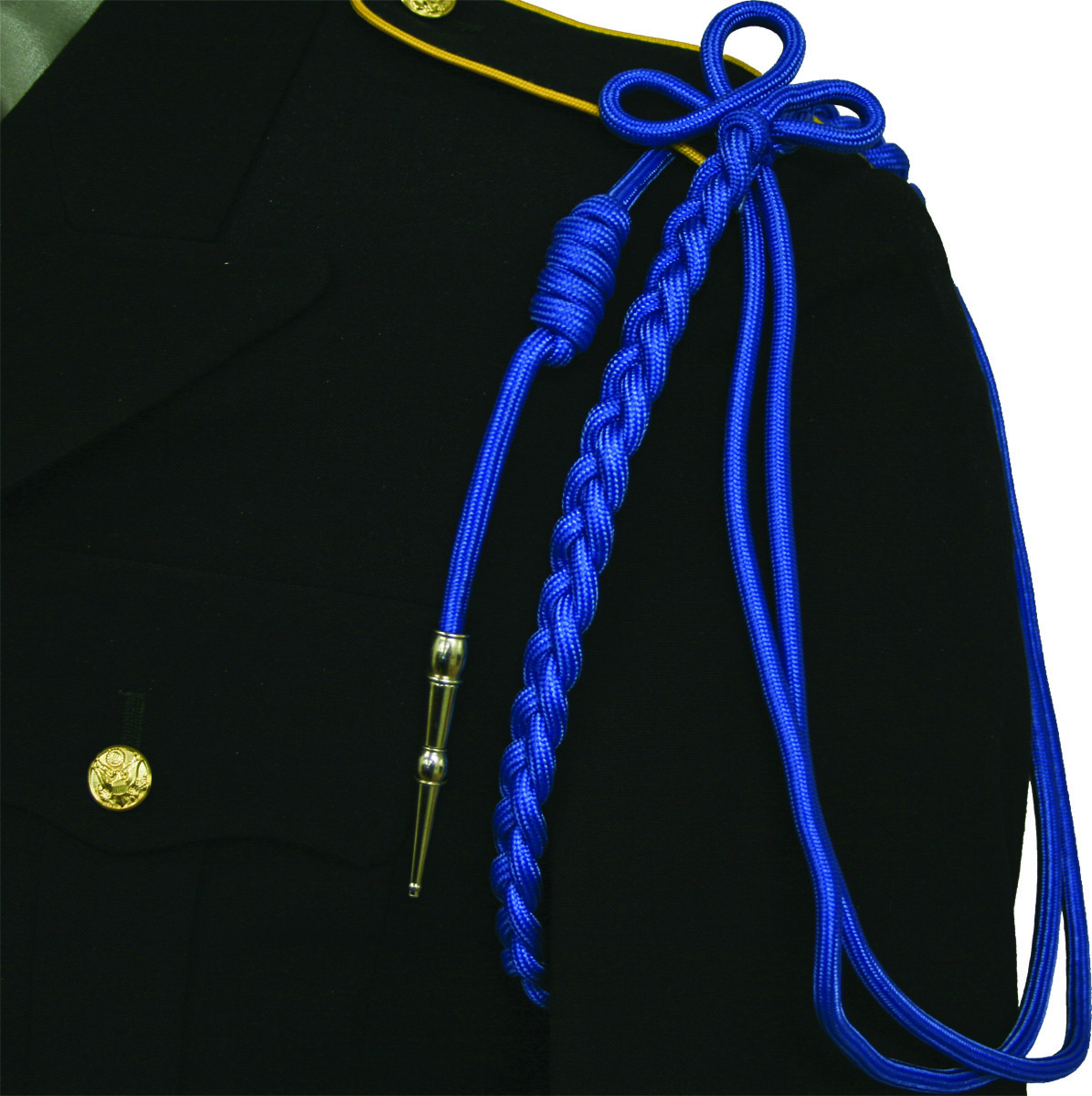 Double Strand Shoulder Cord with Nickel Tip (One Color)