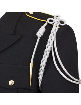 Double Strand Shoulder Cord with Gold Tip (One Color)
